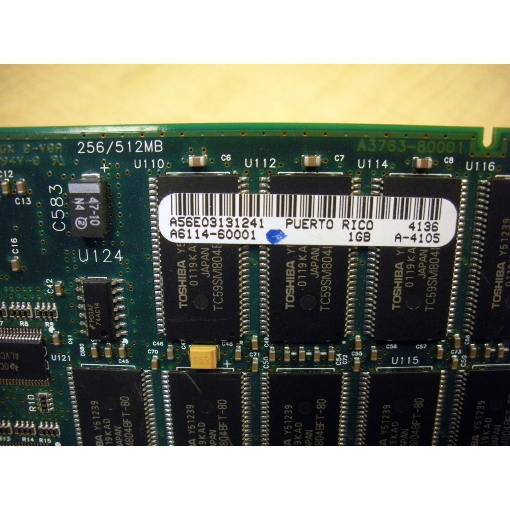 HP A6114A 2GB (2x 1GB) SDRAM Memory Kit for rp2430 rp2470