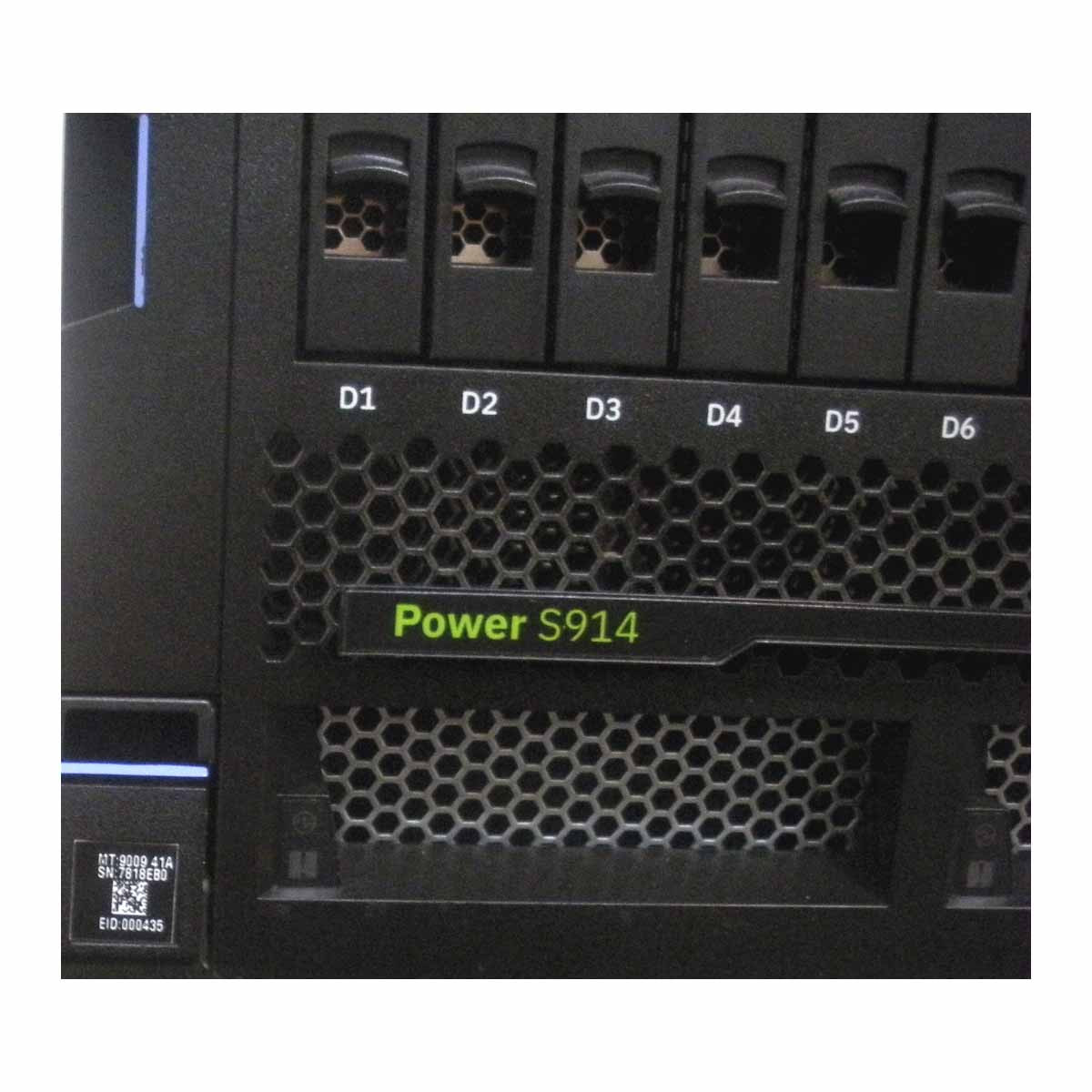 IBM 9009-41A EP10 Power9 4-Core OS/400 v7r3 40-Users
