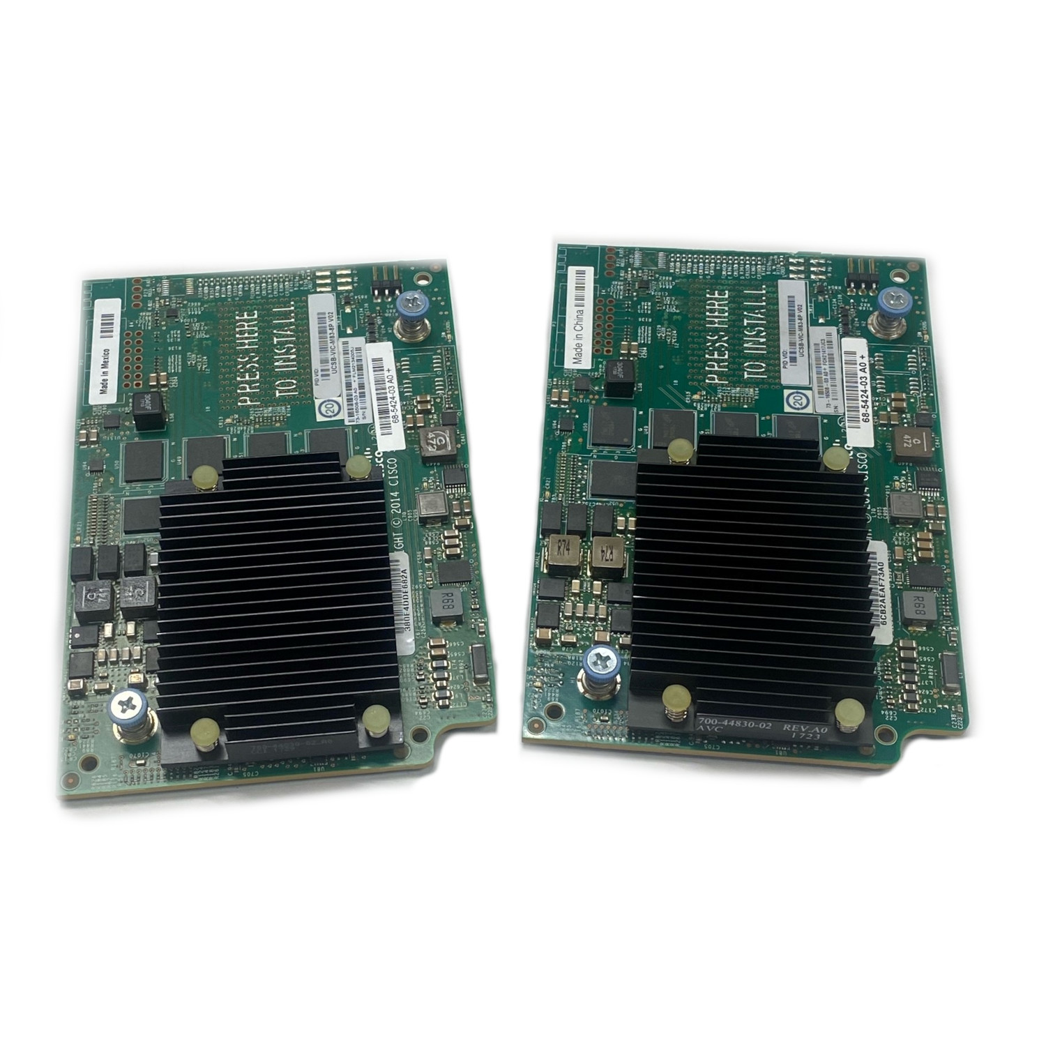 Cisco UCSB-VIC-M83-8P VIC 1380 Mezzanine Interface Card - Lot of 2