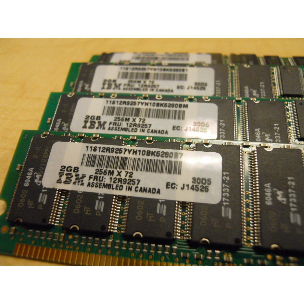 IBM 4449-701X 8GB (4x 2GB) Memory Kit 12R9257 00P5773 30D5