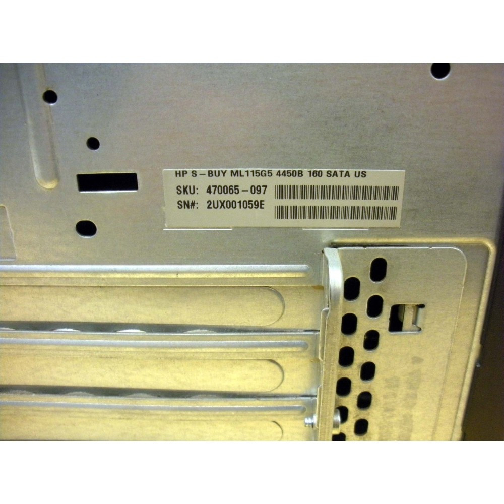 HP 470065-097 ML115 G5 AMD 4450B DC 2.2GHz, 1GB, 160GB SATA US Server