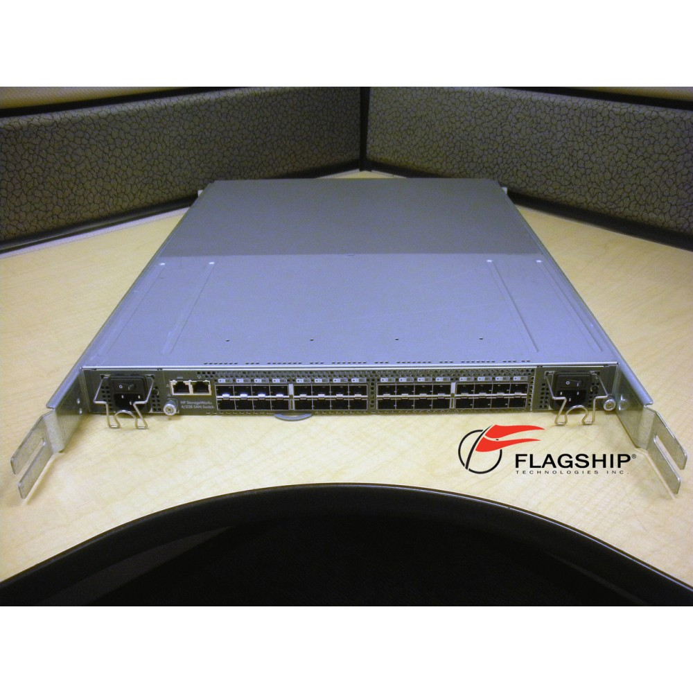 HP AG756A 447842-001 StorageWorks 4/32B SAN Switch w/ 16 Active Ports ...