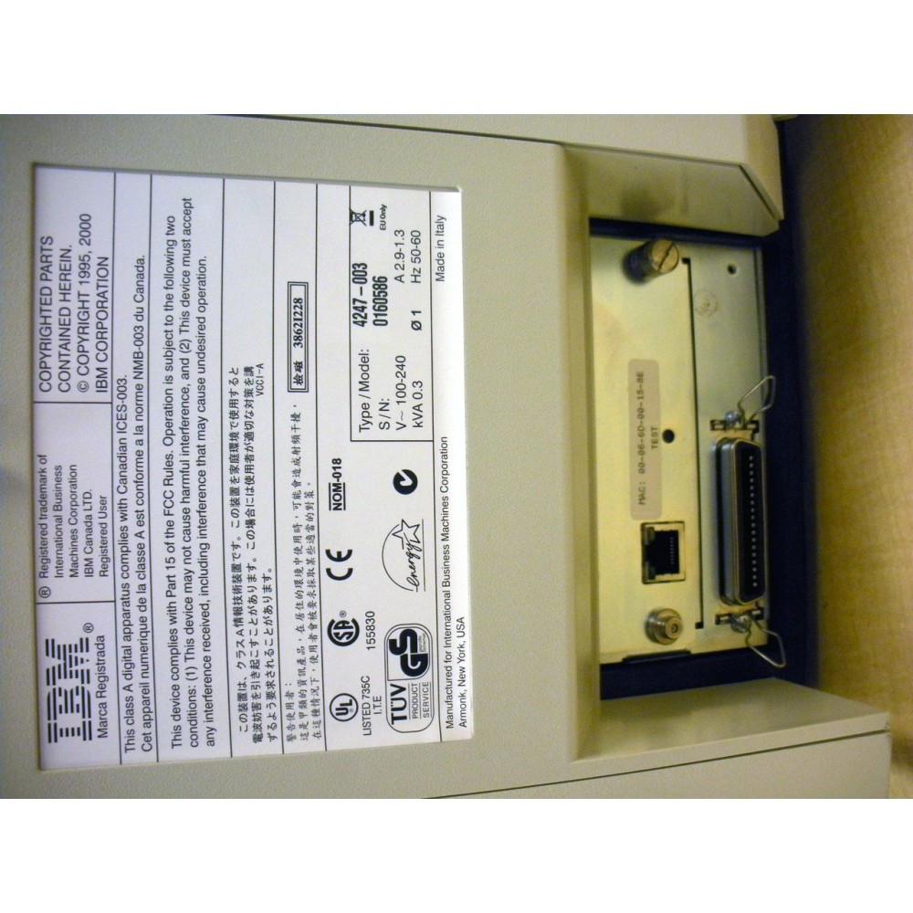 IBM 4247-003 Dot Matrix Printer 700 CPS Parallel and Optional IPDS Ethernet