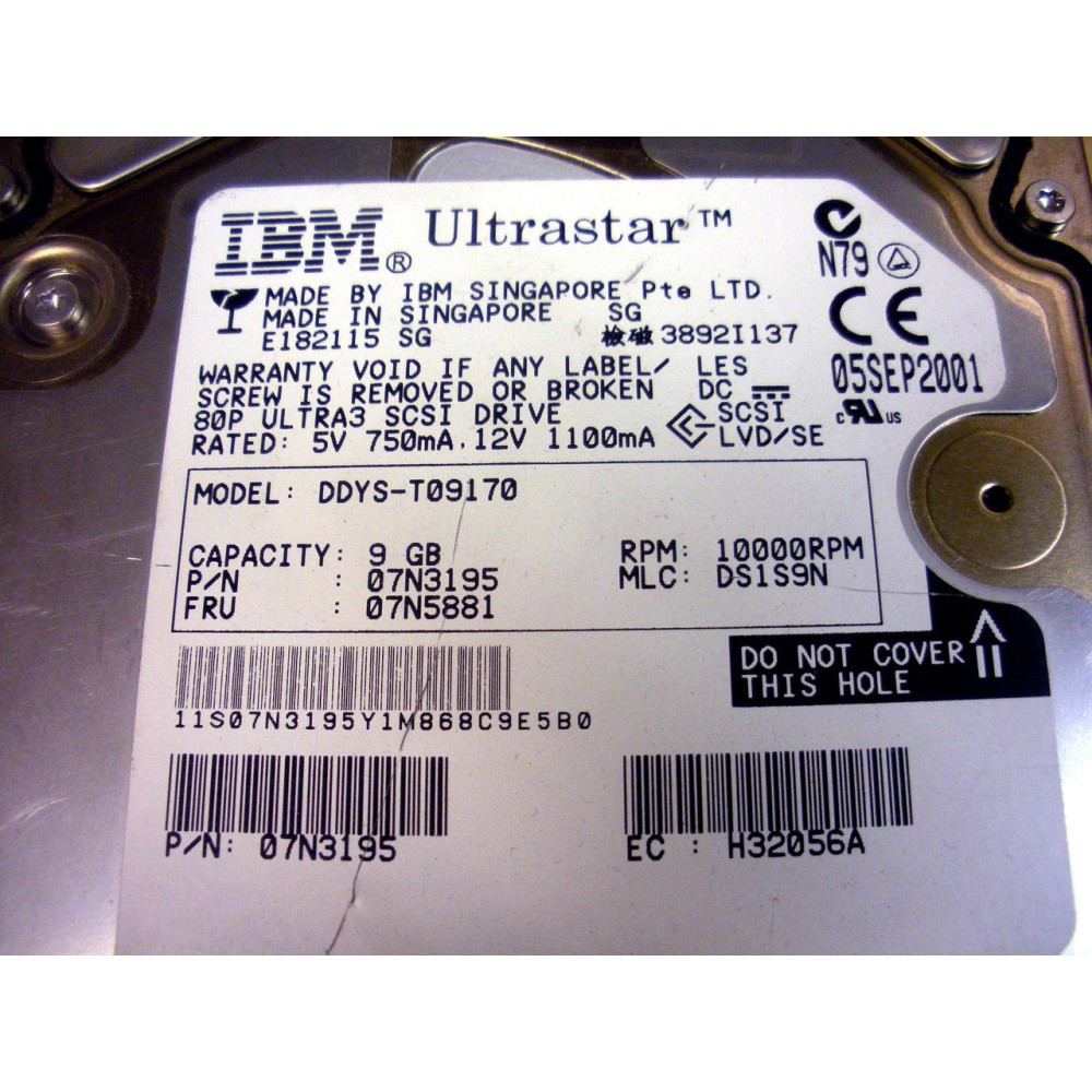 IBM 07N5881 8.58GB 10K Hard Drive