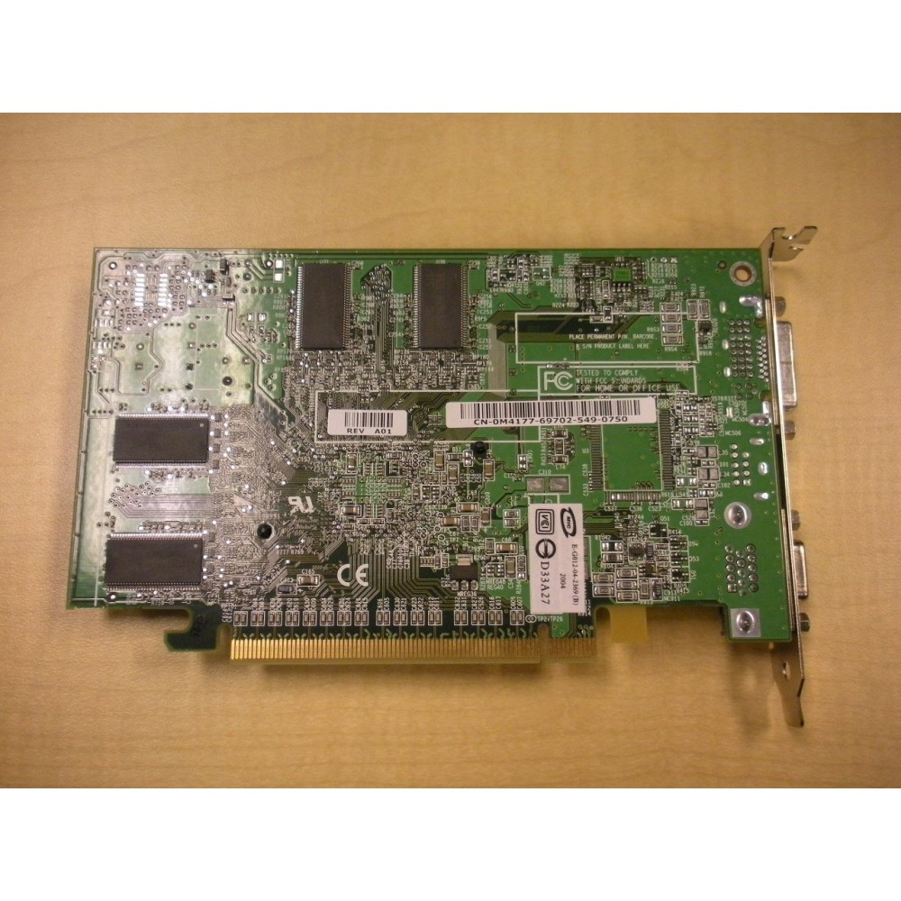 Dell M4177 ATI FireGL V3100 128MB PCI Express DVI VGA Graphics Card