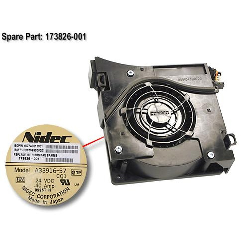 HP Compaq 173826-001 DL360 G1 Fan Assembly