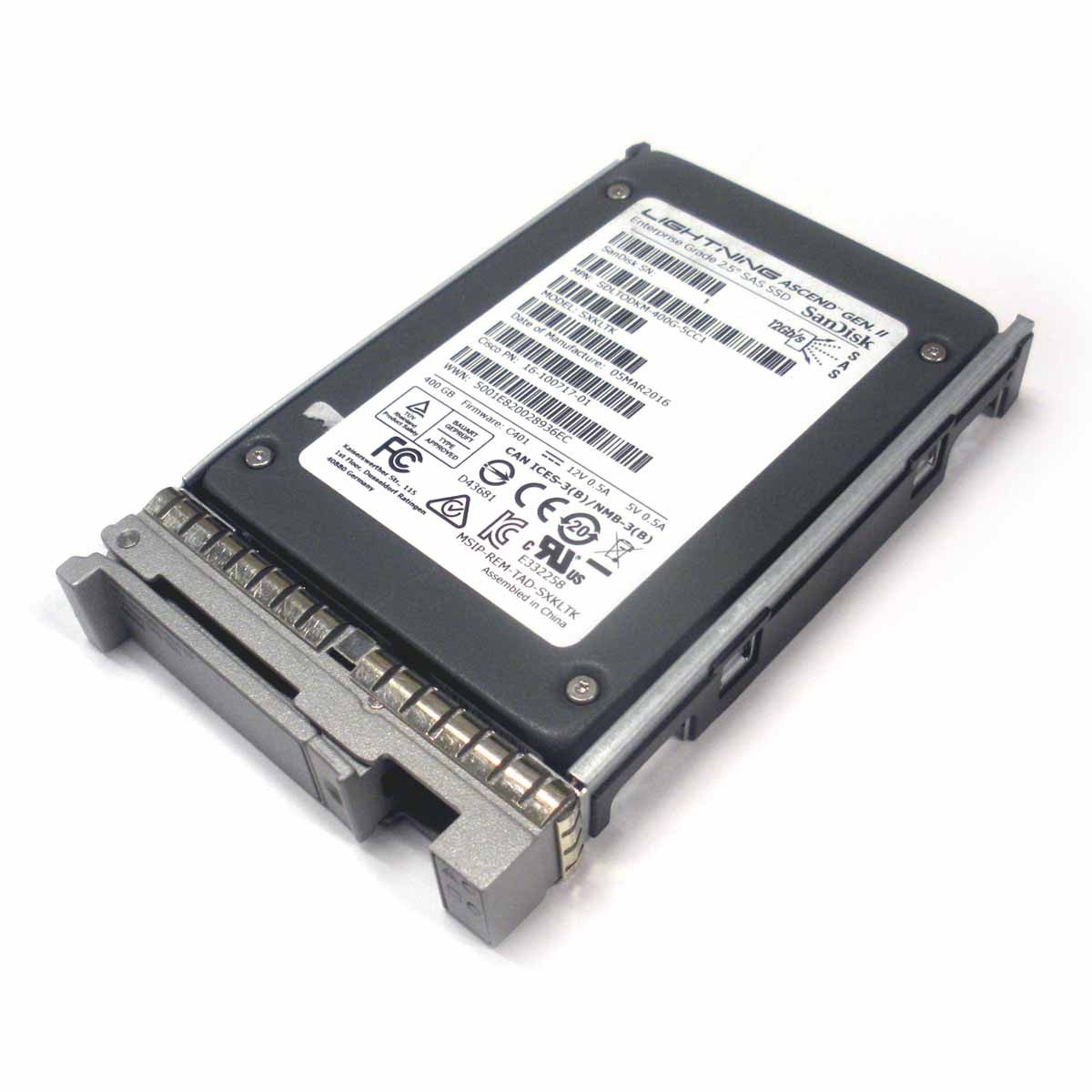 Cisco UCS-SD16TK3X-EP SSD 1.6TB SAS 2.5in EP 12G