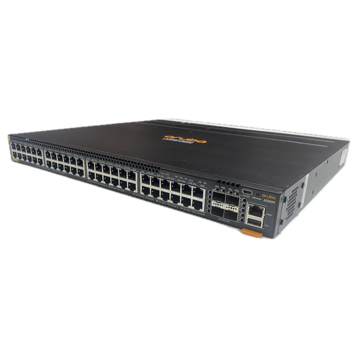 ARUBA JL661A 6300M 48-Port POE Switch w/Dual Power