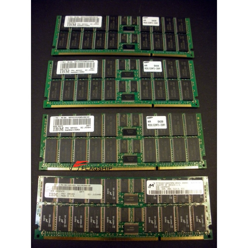 IBM 4492-9406 32GB (4x 8GB) Memory Kit (12R9269, 16R1221)