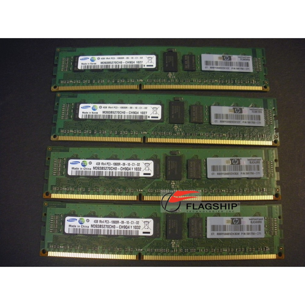 HP AH340A Superdome 2 16GB (4x 4GB) PC3-10600R-9 DDR3 Memory Kit ...