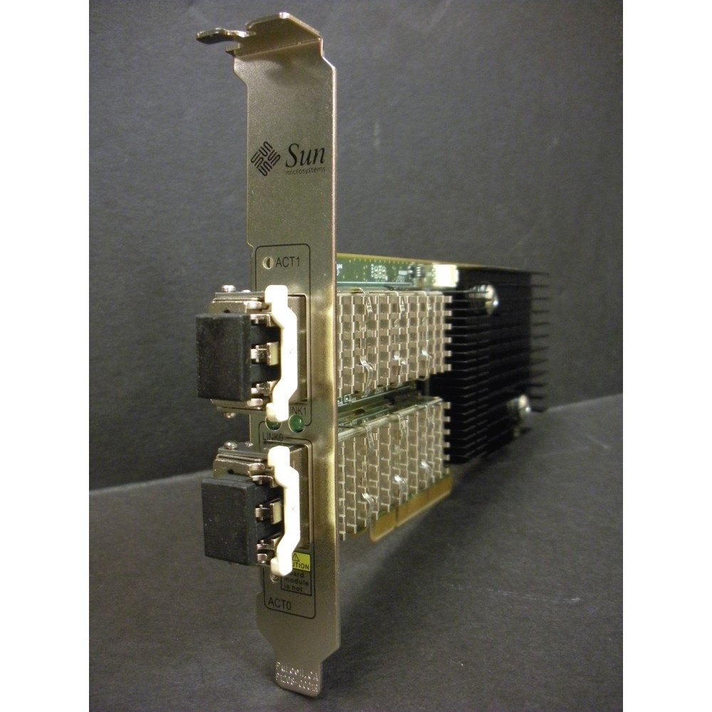 Sun 7054890 10Gb Dual PCI-E Ethernet Card with 2x 10Gb Transceivers 7058828