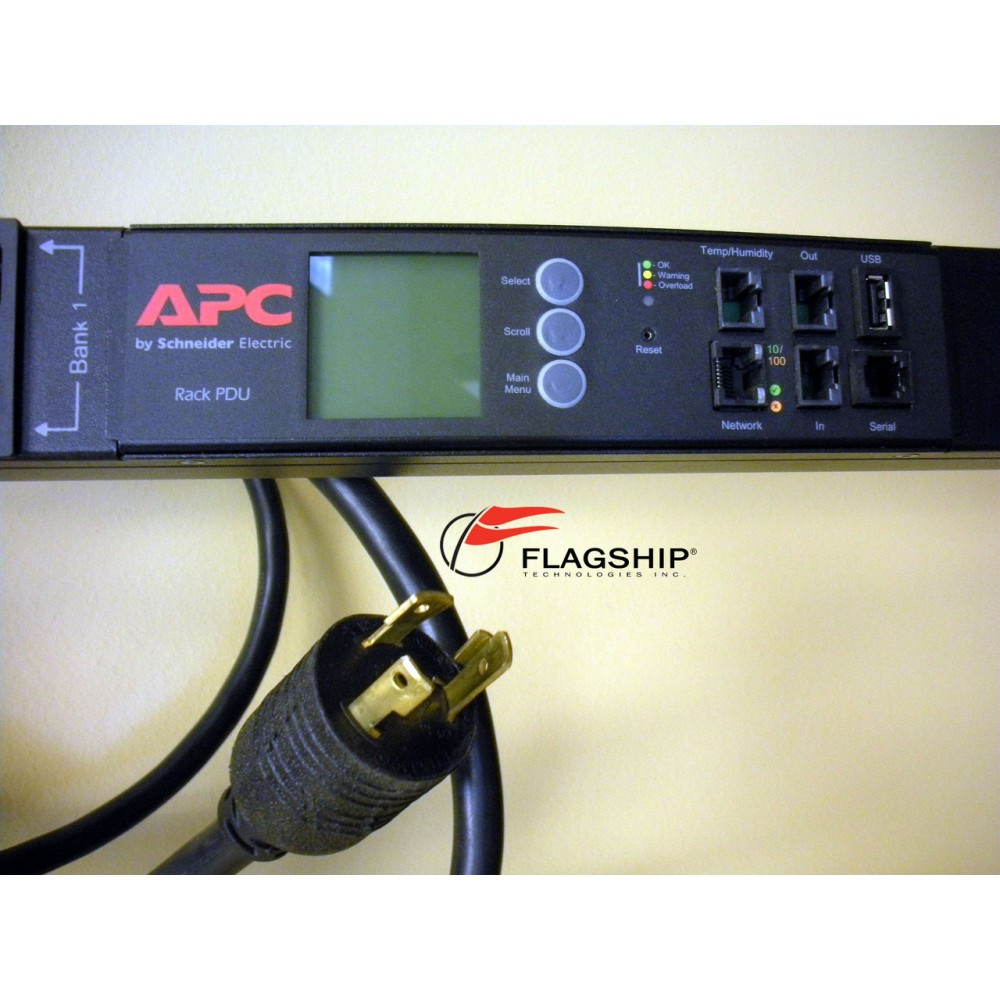 APC AP8841 RACK PDU 2G, METERED, ZEROU, 30A, 200/208V, (36) C13 & (6) C19