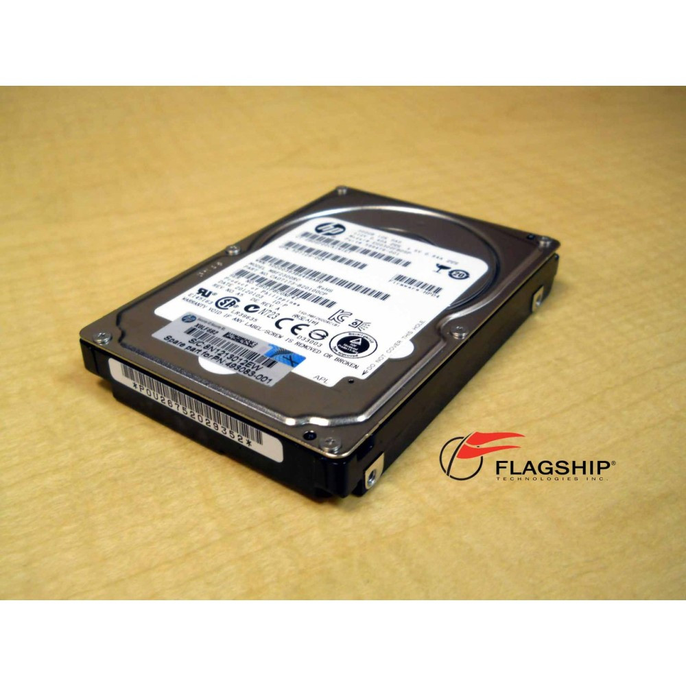 HP 507129-004 300GB 10K SAS 2.5 6G DUAL PORT HARD DRIVE - NO TRAY