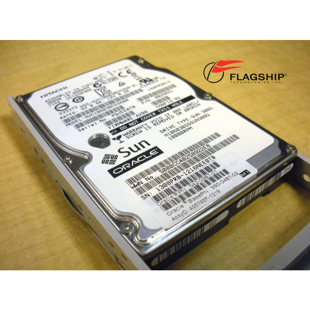 Sun 390-0487 300GB 10K SAS Drive Hitachi HUC106030CSS600