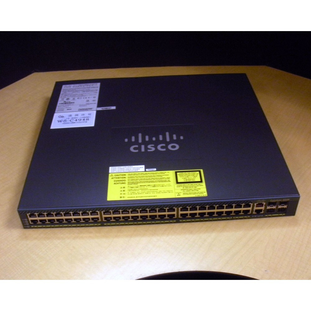 Cisco WS-C4948-E V12 Catalyst 48-Port 10/100/1000+4 SFP W/ 2 AC Power ...