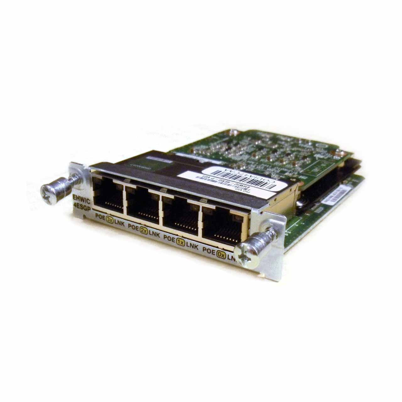 Cisco EHWIC-4ESG-P 4-Port Ethernet Switch Module w/POE