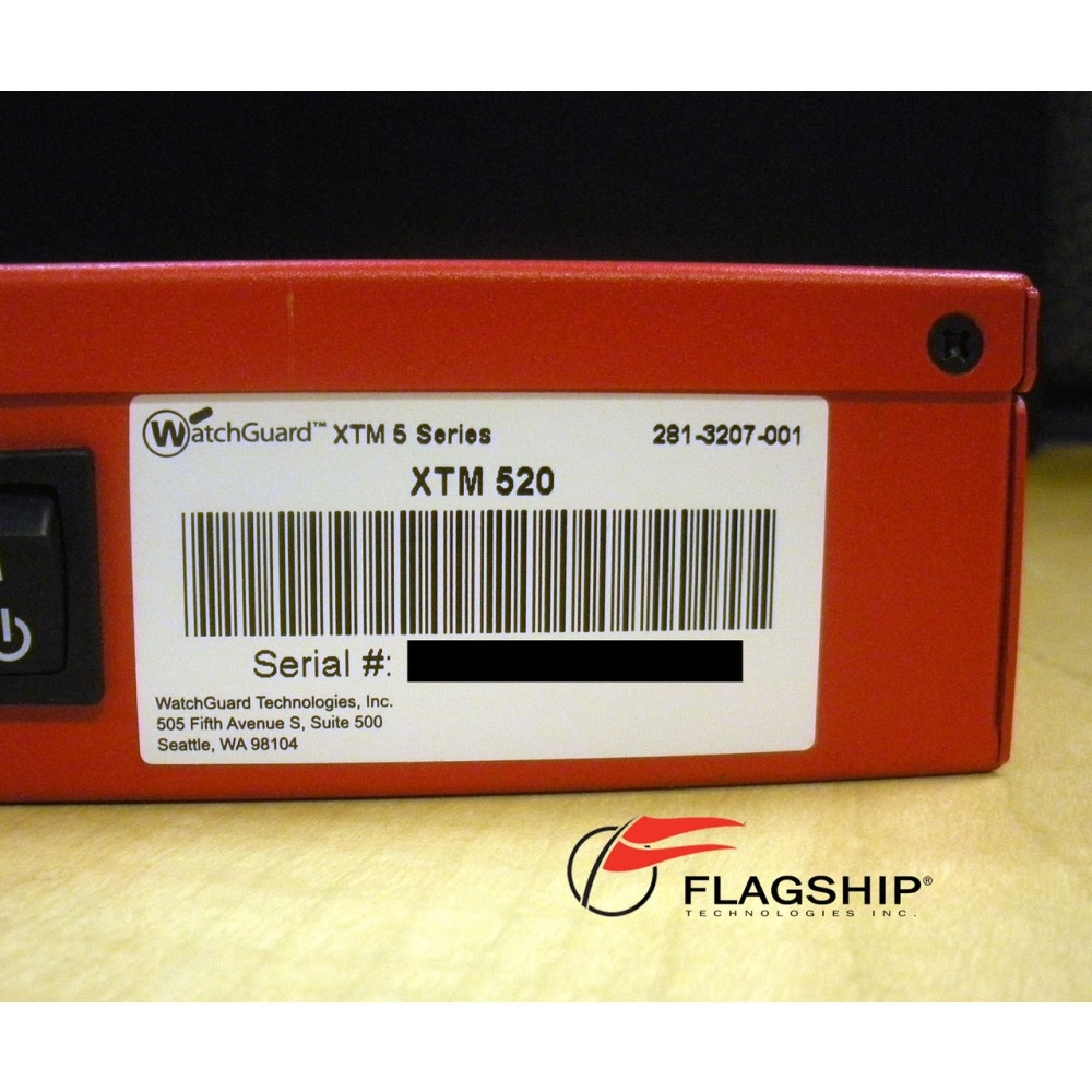 WatchGuard NC2AE8 XTM 5 Series Firewall XTM 520 Security Appliance ...