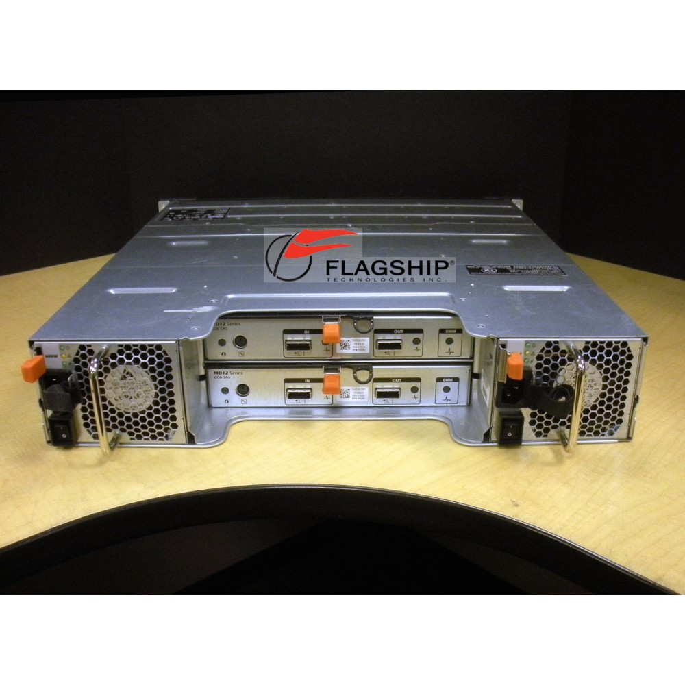 Dell PowerVault MD1220 Storage Array Enclosure Dual EMM Dual PSU