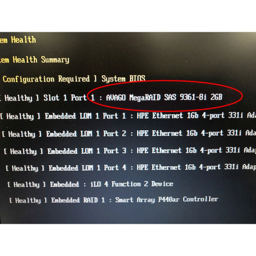 HP Q2P30A MegaRAID SAS 9361-8i 2GB 12Gbps RAID Controller & CacheVault ...