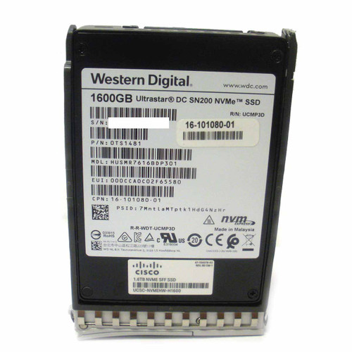 Cisco UCSC-NVMEHW-H1600 1.6 TB NVMe U.2 SFF SSD HE