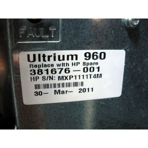 HP AD568A 381676-001 400/800GB LTO-3 Ultrium 960 FC Tape Drive for EML ...
