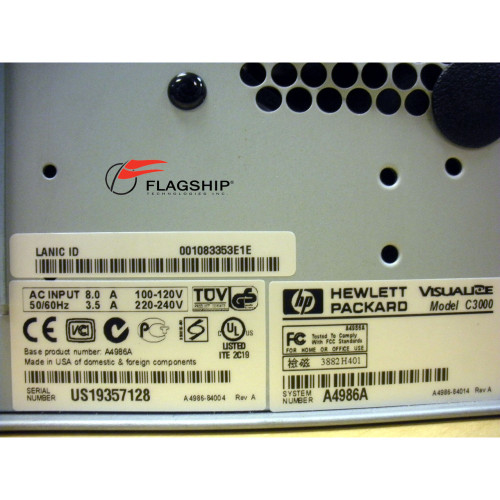 HP A4986A VISUALIZE C3000 WORKSTATION | Flagship Tech