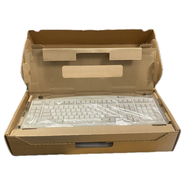 Sun X3731A Type-7 USB PC Keyboard 320-1366 & USB 3-Button Optical Mouse ...