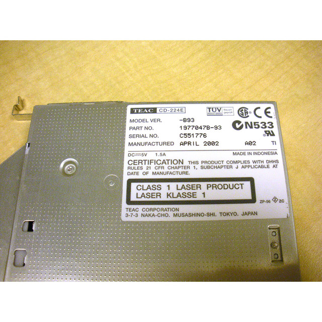 Sun 370-4278 X7088A 24X Speed CD-ROM for Netra T1/V120