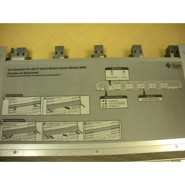 Sun 375-3385 4Gb FC 20-Port Network Express Module (NEM) for Blade 8000