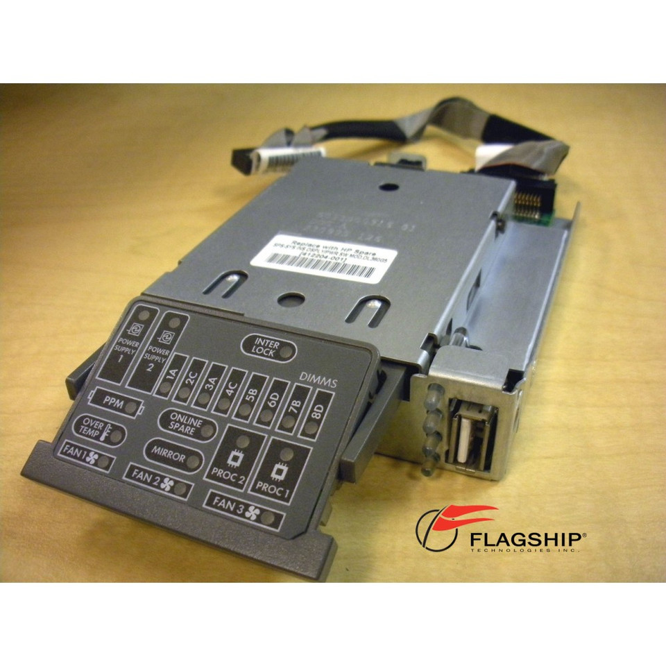 HP 412204-001 DL360 G5 System Insight Display / Power with Power Button