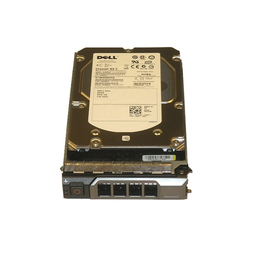 Dell R752K Seagate ST3600002SS 600GB 10K SAS 3.5" 6Gbps Hard Drive ...