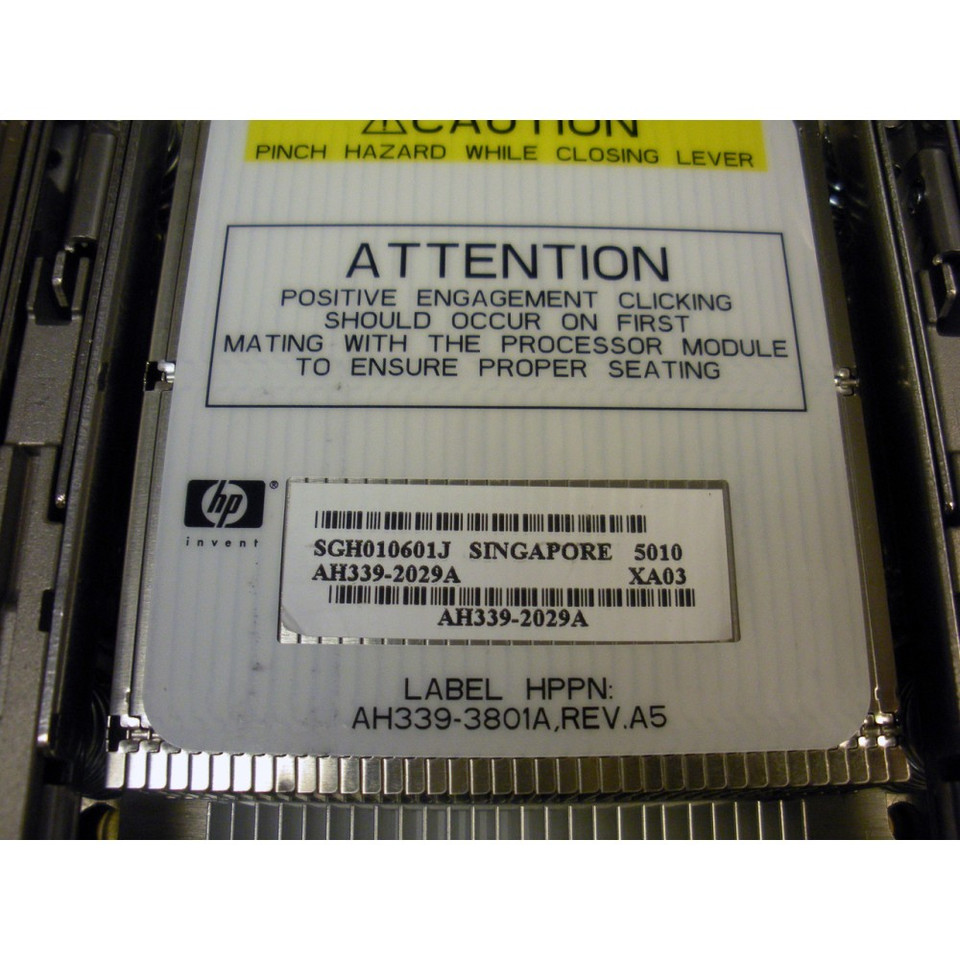 HP AH387A AH339-2029A Intel Itanium 9340 1.6GHz/20MB 4C Processor Kit ...