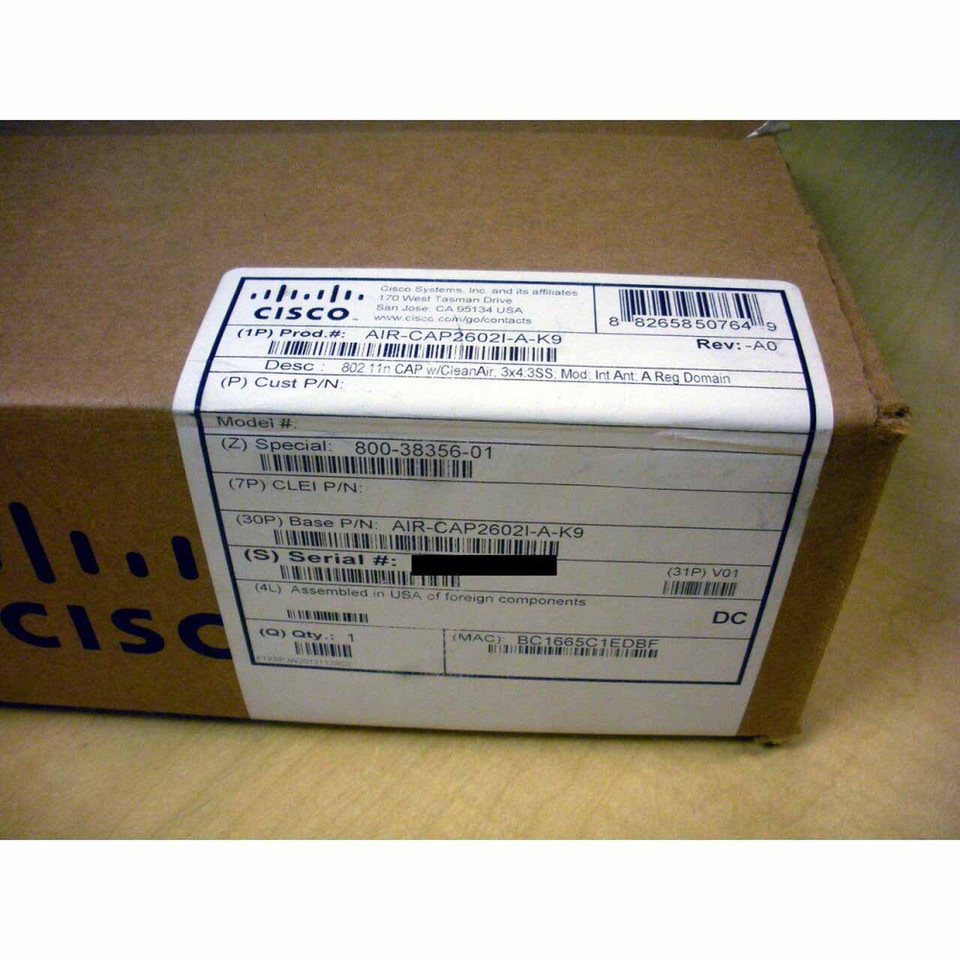 Cisco AIR-CAP2602I-A-K9 | Wireless Access Point | Flagship Technologies