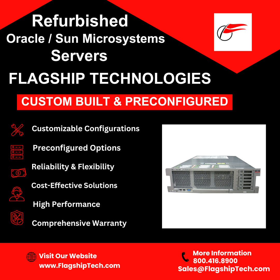 Oracle/Sun Microsystems Servers - Custom Build & Preconfigured Options ... Oracle/Sun Microsystems Servers - Custom Build & Preconfigured Options ...