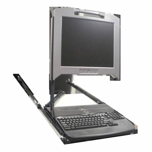 Dell 8V7WD 17in Rackmount LCD Panel w/Keyboard