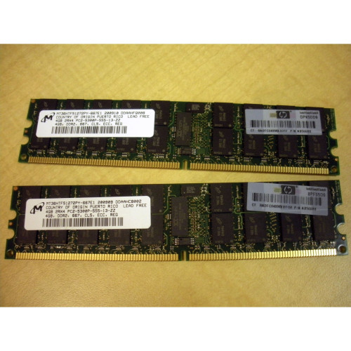 HP Integrity rx2660 Memory Kit AD276A 8GB (2x 4GB) DDR2 PC2-4200 / PC2 ...