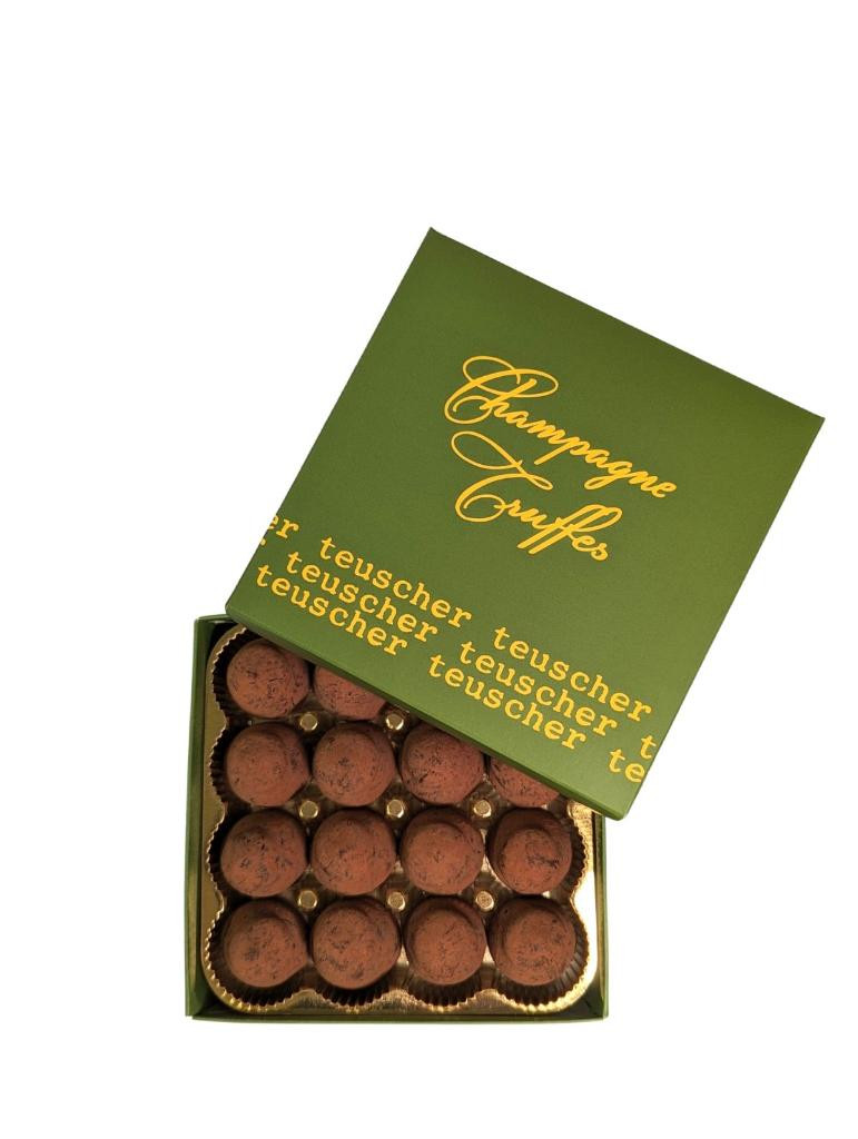 DARK Champagne Truffles Gift Boxes - Teuscher Chocolates Chicago