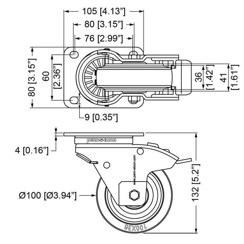 Casters - Swivel Casters - DIY Road Cases Store