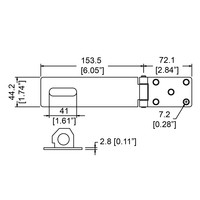 2698 - PADLOCKABLE STRAP HINGE - DIY Road Cases Store