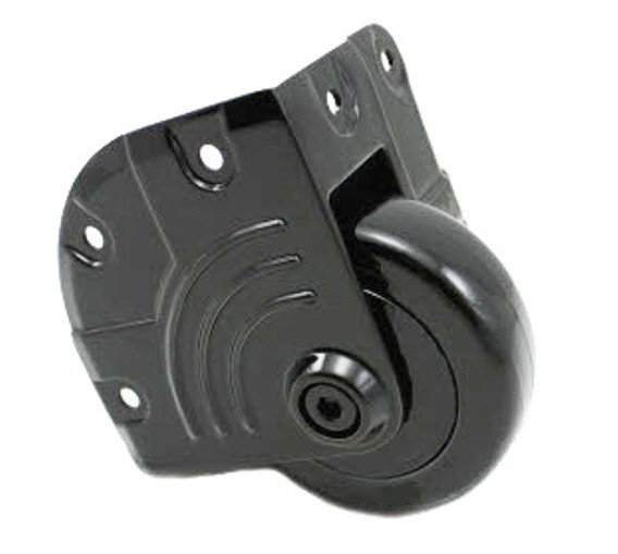 W8675KPJPBK - RECESSED CORNER CASTER - black - DIY Road Cases Store