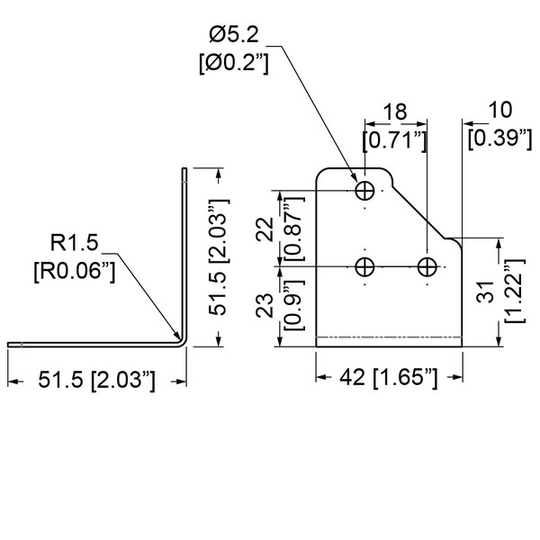 B1131 - Corner Brace - DIY Road Cases Store
