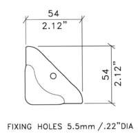 1059 - TRIANGULAR FLAT CORNER - DIY Road Cases Store