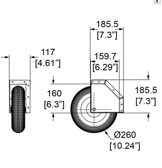 CASTERS - Edge & Corner Casters - DIY Road Cases Store