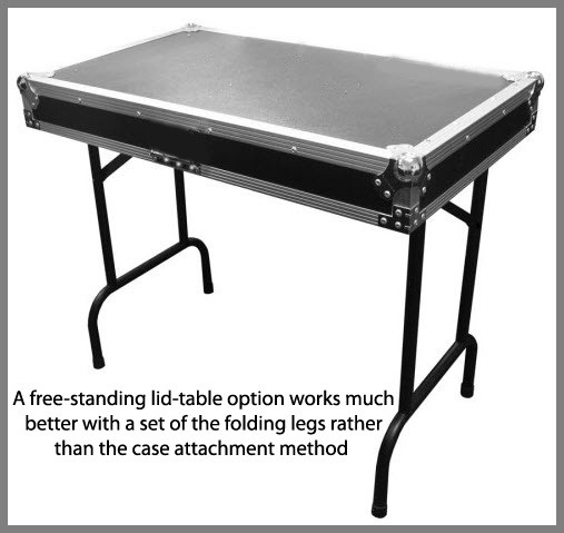 R1602 - TABLE LEG ASSEMBLY - folding - DIY Road Cases Store