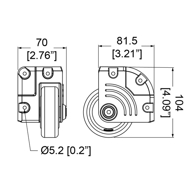 CASTERS - Edge & Corner Casters - DIY Road Cases Store