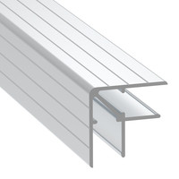 3070 - 1/2" DOUBLE ANGLE EXTRUSION (12 ft.) - DIY Road Cases Store