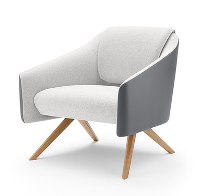 Boss Design DNA Lounge Chair - Wood Base