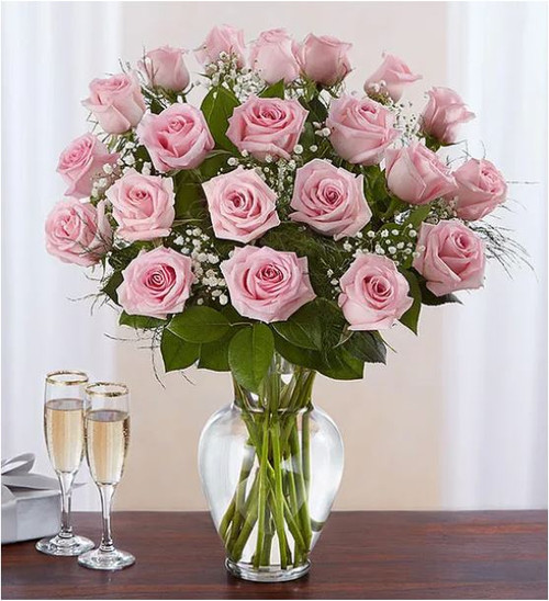 Long Stem [Pink] Roses (2-4 Dozen) - Arizona Rose & Flower Company