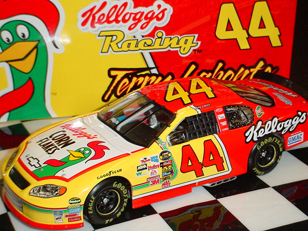 AUTOGRAPHED TERRY LABONTE 1999 KELLOGG'S K-SENTIALS 1/18 ACTION