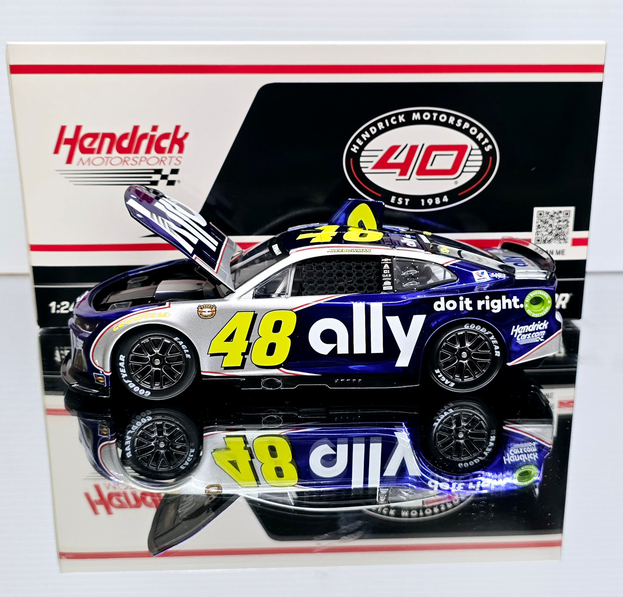 ALEX BOWMAN 2024 DARLINGTON RETRO (JIMMIE JOHNSON THROWBACK) ALLY COLOR ...